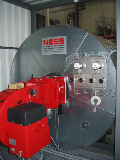 Thermal oil fire Extinguishing systems for heaters - NESS Wärmetechnik