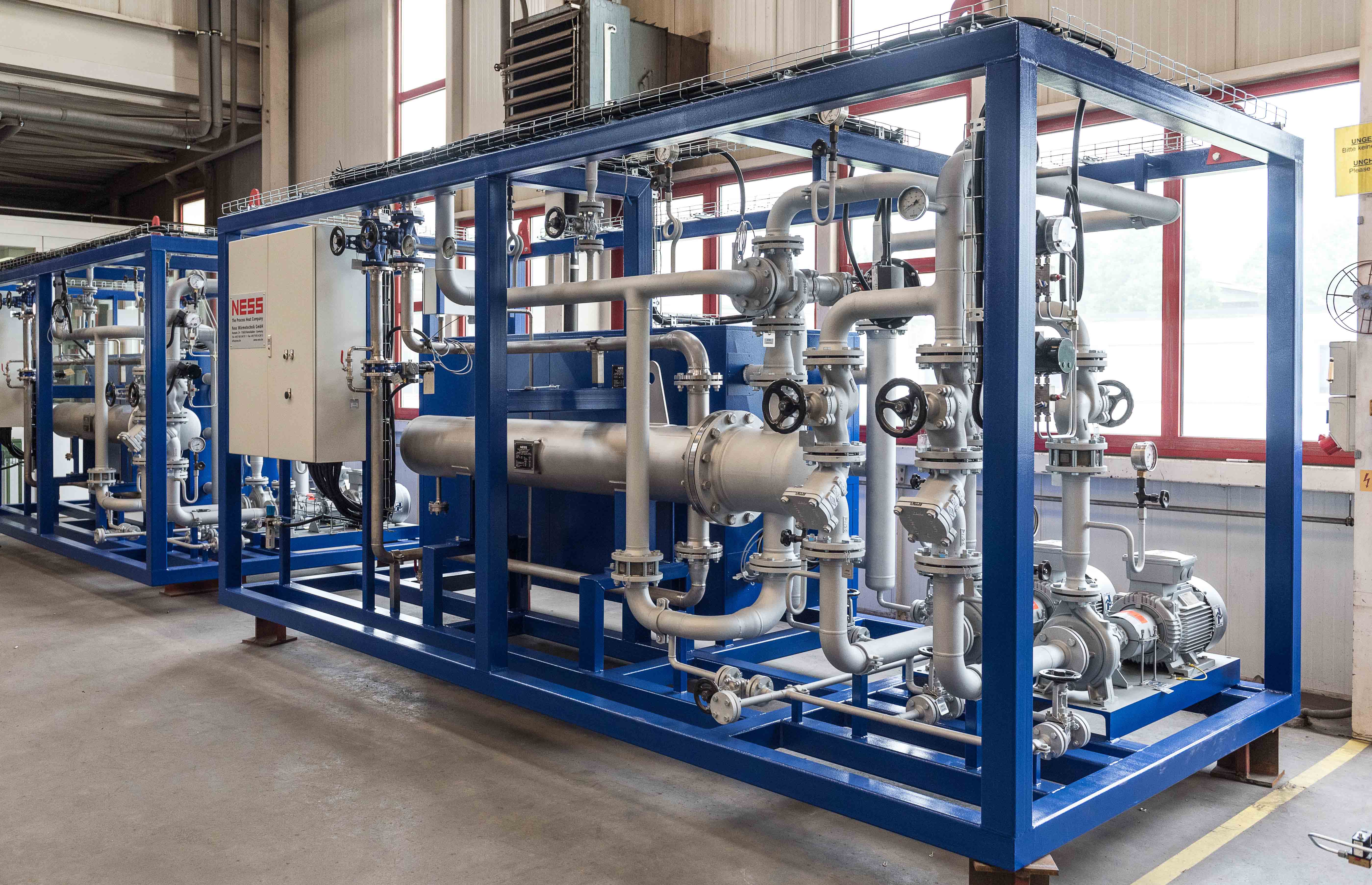 Thermal oil systems for process heating - NESS Wärmetechnik