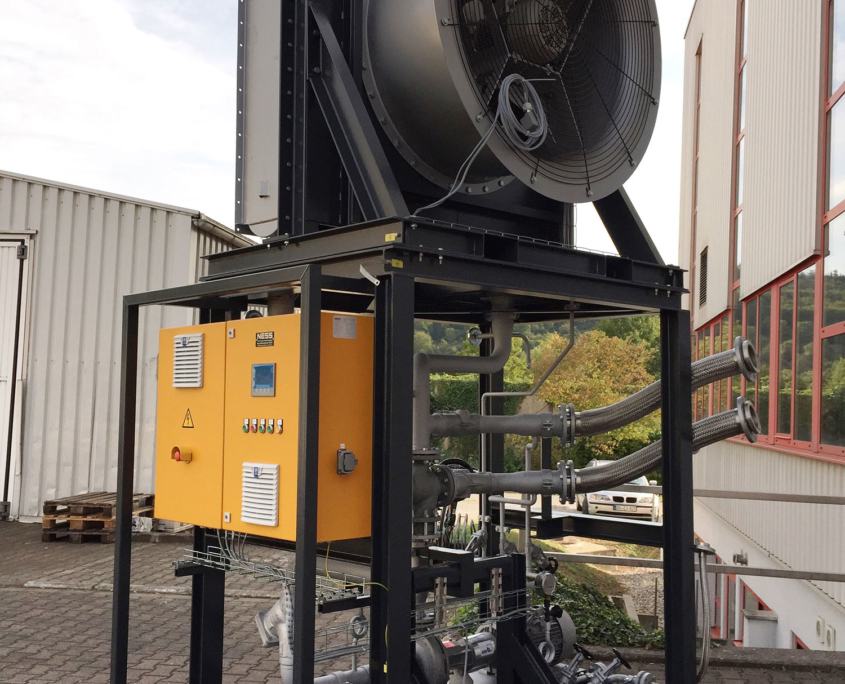 Mobile Cooling Unit for production plants - NESS Wärmetechnik