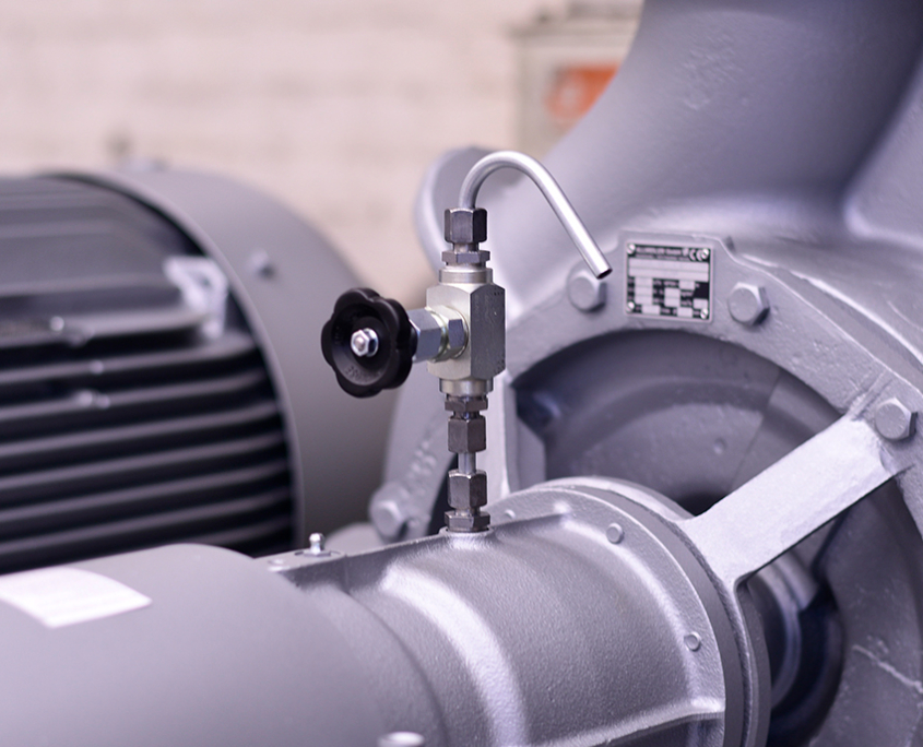 Pump vent for thermal oil pumps - NESS Wärmetechnik